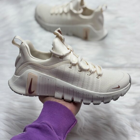 Nike | Shoes | Nike Free Metcon 6 Low Womens Training Shoes Cream ...